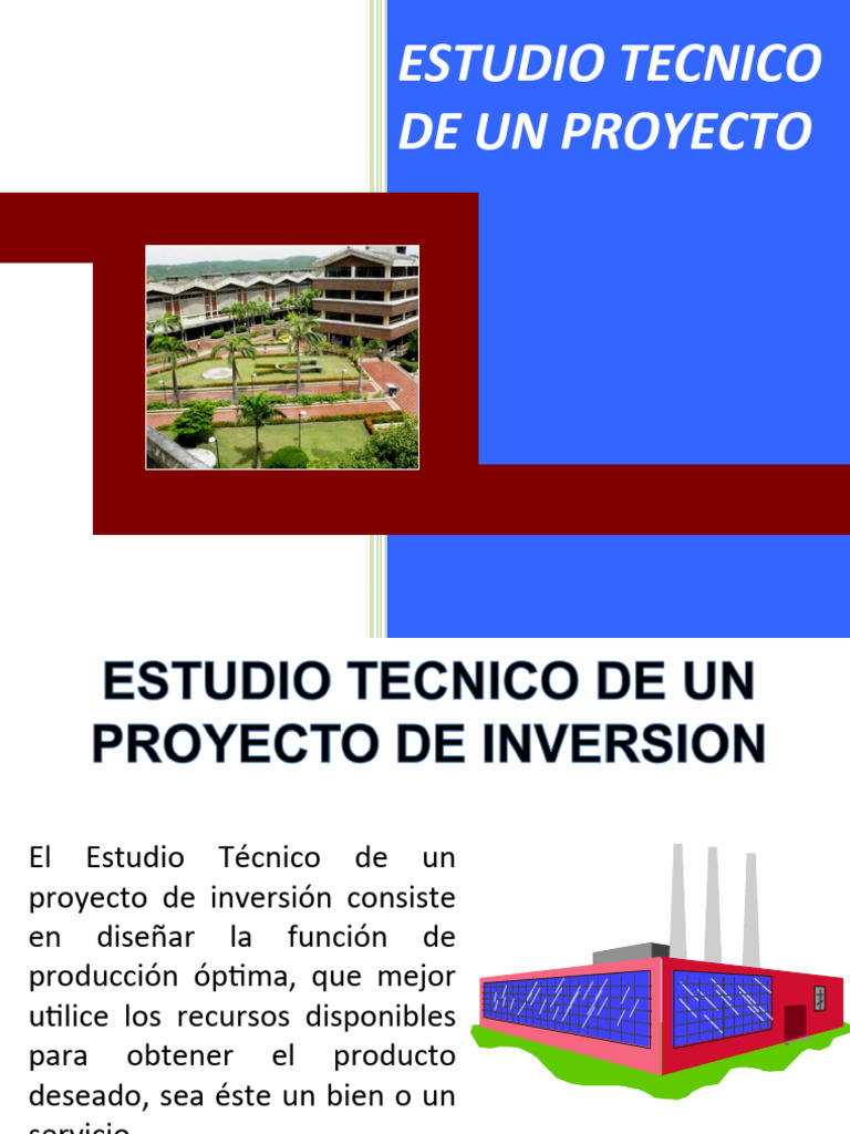 Estudio Tecnico de Proyecto General | Descargar gratis PDF | Business | Mercado (economía)