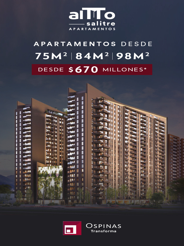 ALTTO - Apartamentos Salitre - Brochure - PDF Digital - V10 - Compressed | PDF
