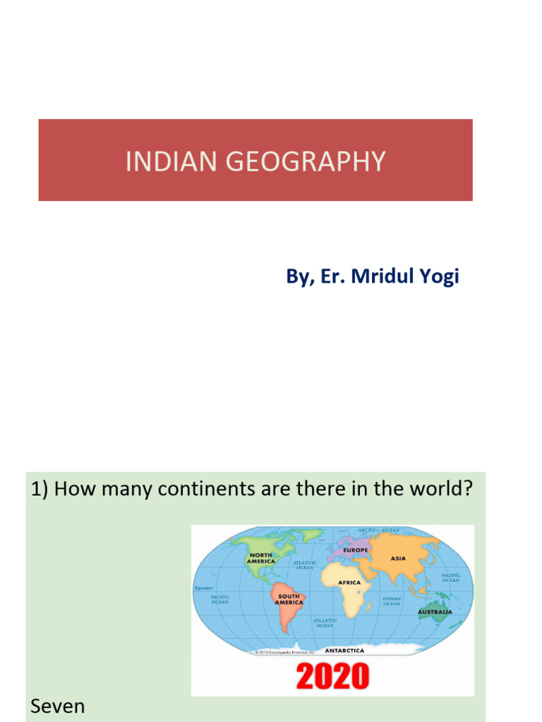Indian Geography | PDF | Earth Sciences | Physical Geography