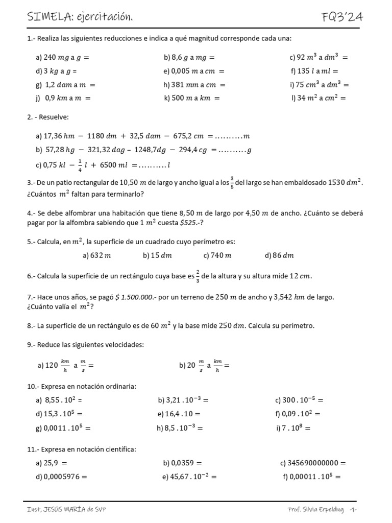 FQ3 TP Simela 24 | PDF | Métodos y materiales de enseñanza | Ciencia y matemática