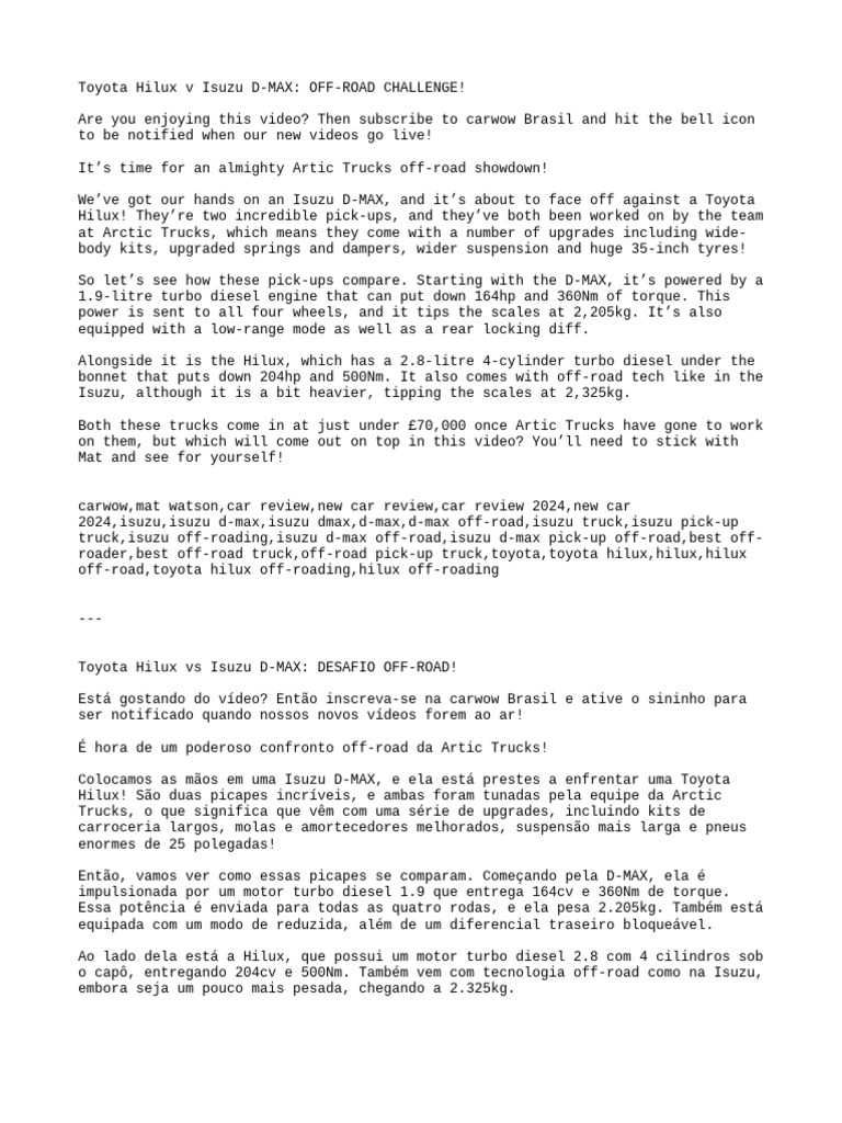 Carwow #420 | PDF | Carro | Motores