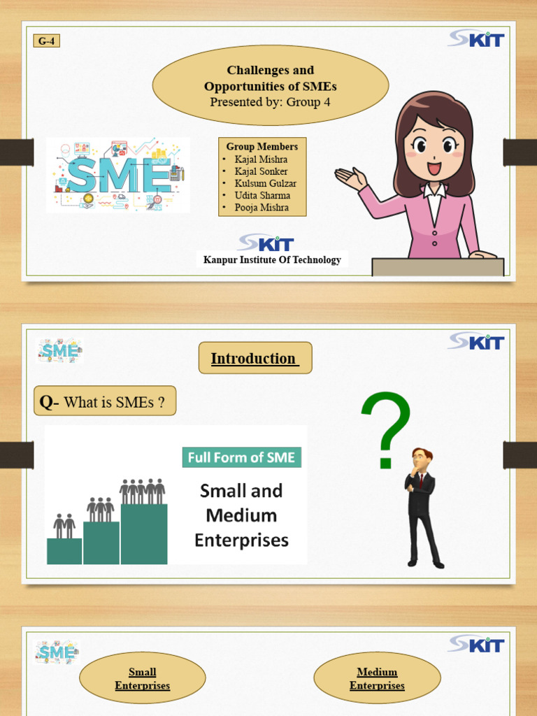 Challenges and Opportunities of SMEs | PDF | Small And Medium Sized ...