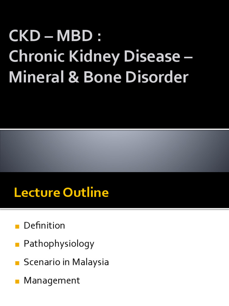 Nurses Talk 2022 CKD-MBD | PDF | Endocrine System | Clinical Medicine