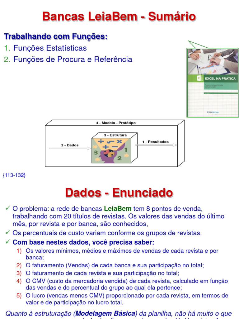 Aula 7 e 8 - Excel | PDF
