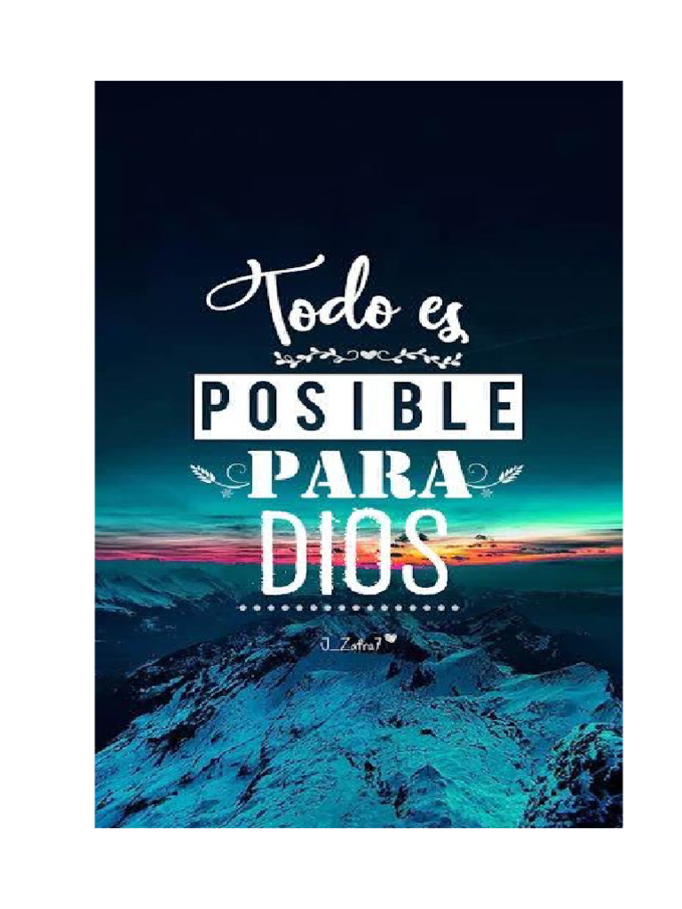 Todo Es Posible | PDF