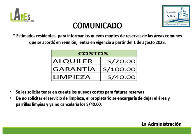 Comunicado Lares | PDF