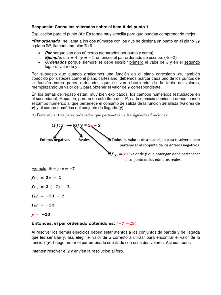 Explicación y Ejemplo - Ítem A - TP 1 | PDF | Métodos y materiales de ...