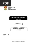 AFR Graad 12 Junie 2023 Gedigte | PDF