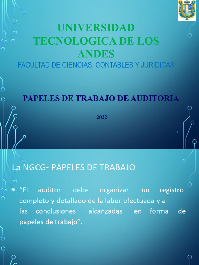 SEMANA 4 Papeles de Trabajo de Auditoria | PDF | Auditoría | Contralor SEMANA 4 Papeles de Trabajo de Auditoria | PDF | Auditoría | Contralor