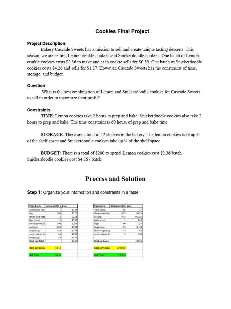 Cookies Final-Maily | PDF | Career & Growth | Business