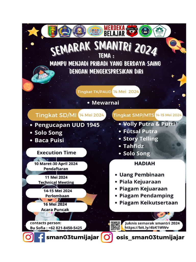 Panduan Juknis Lomba SEMARAK SMANTRI 2024-OK | PDF | Perjalanan