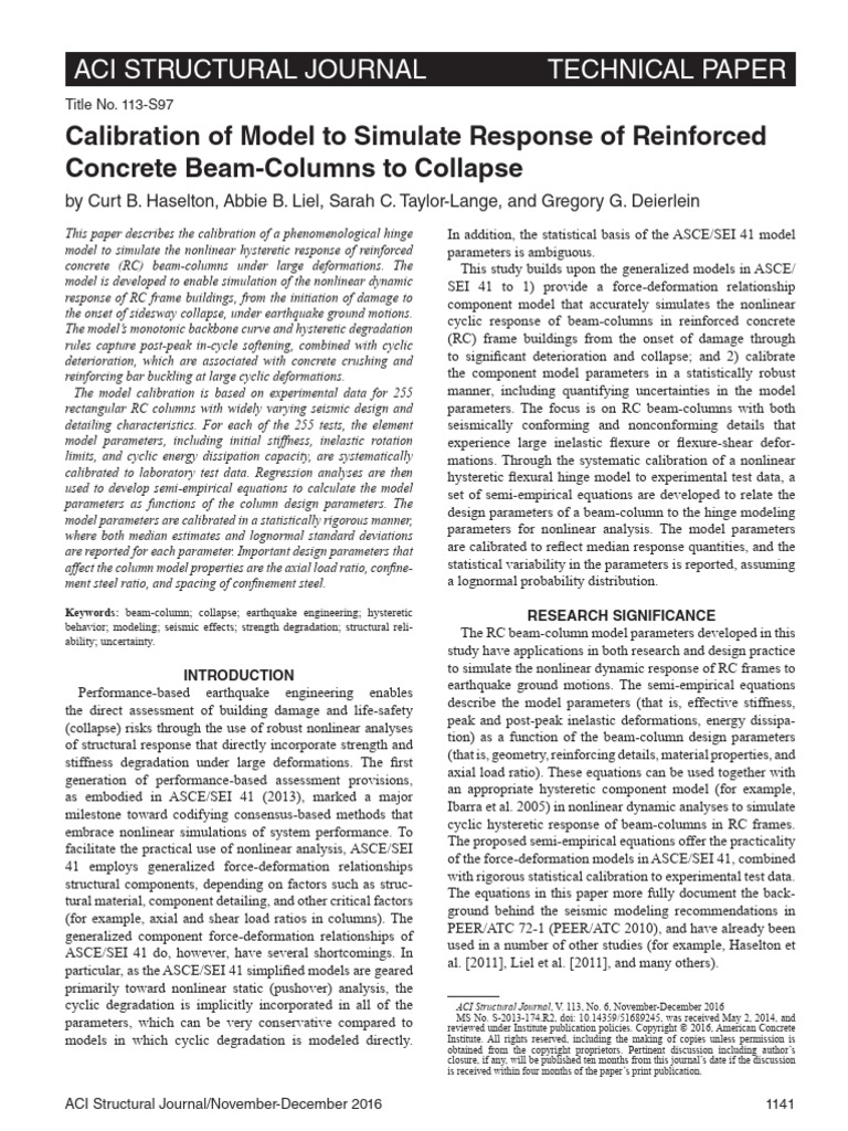 Calibration of Model To Simula | PDF | Strength Of Materials | Linear Regression