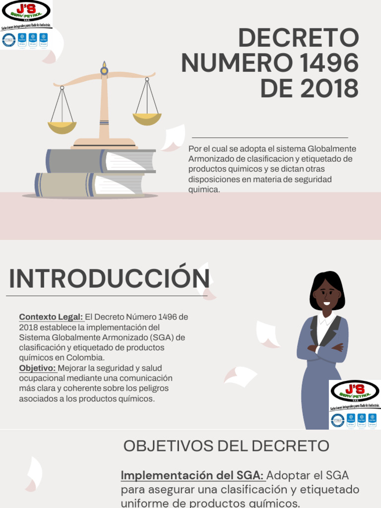 Presentacion Resolucion 1496 | PDF | Seguridad y salud ocupacional