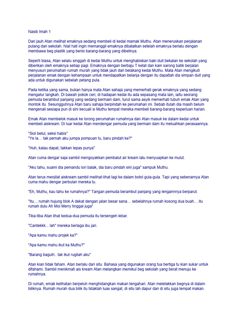 Nasib Imah 1-6 | PDF