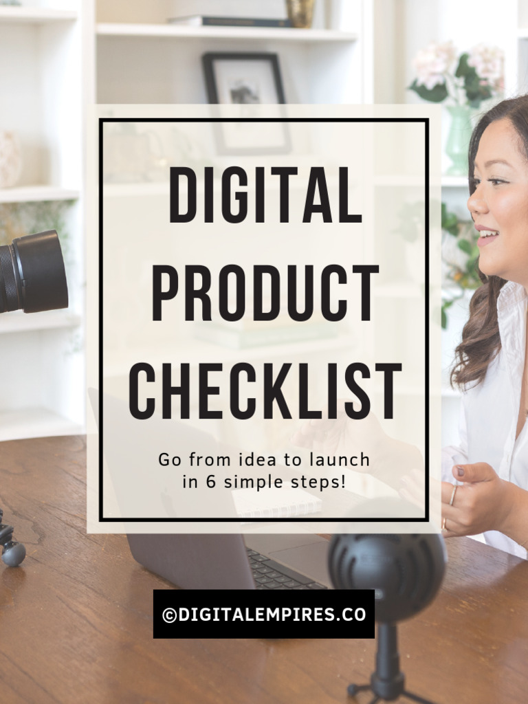 Digital Product Checklist | Download Free PDF | Mass Media | Computing