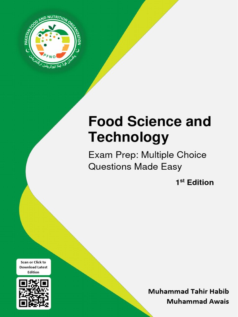 Food Science and Technology Exam Prep Multiple Choice Questions Made ...