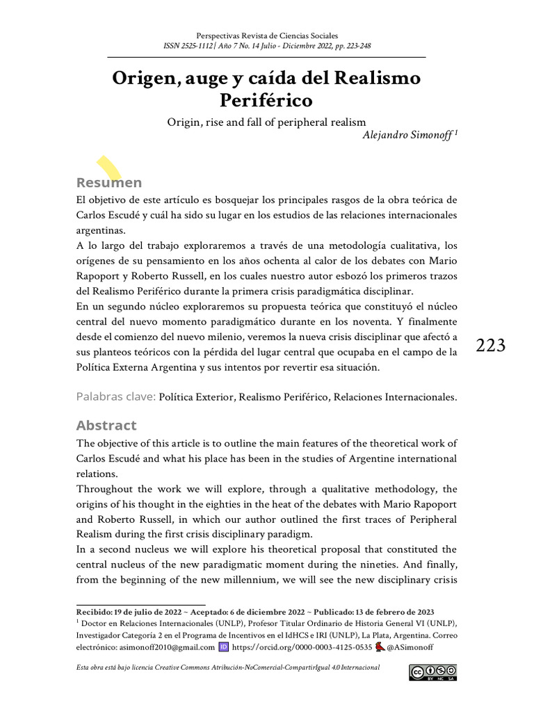 Simonoff Realismo Periférico 668-Texto Del Artículo-1027-1-10-20230214 ...