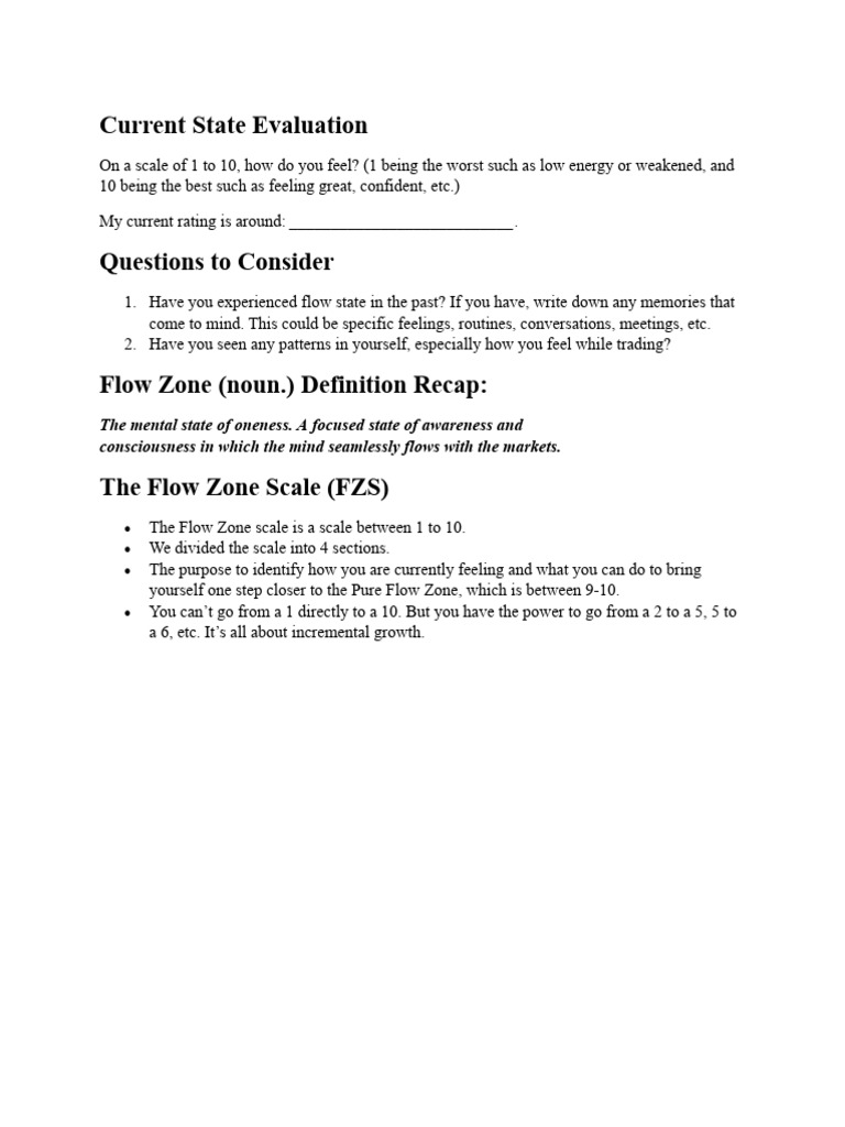 02-Module 2 - The Flow Zone | PDF | Psychology | Behavioural Sciences