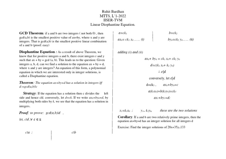 Theorem 1.1 | PDF | Equations | Mathematical Analysis