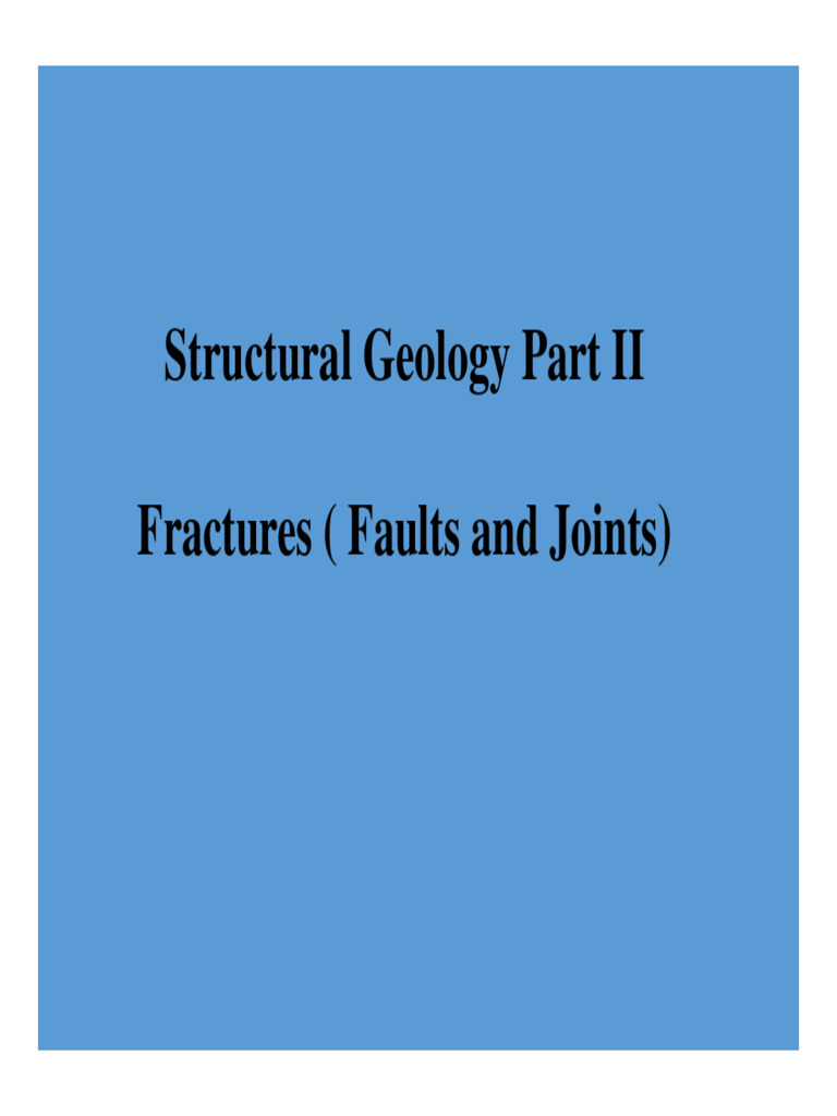 Faults and Joints3 | PDF | Geology | Petrology