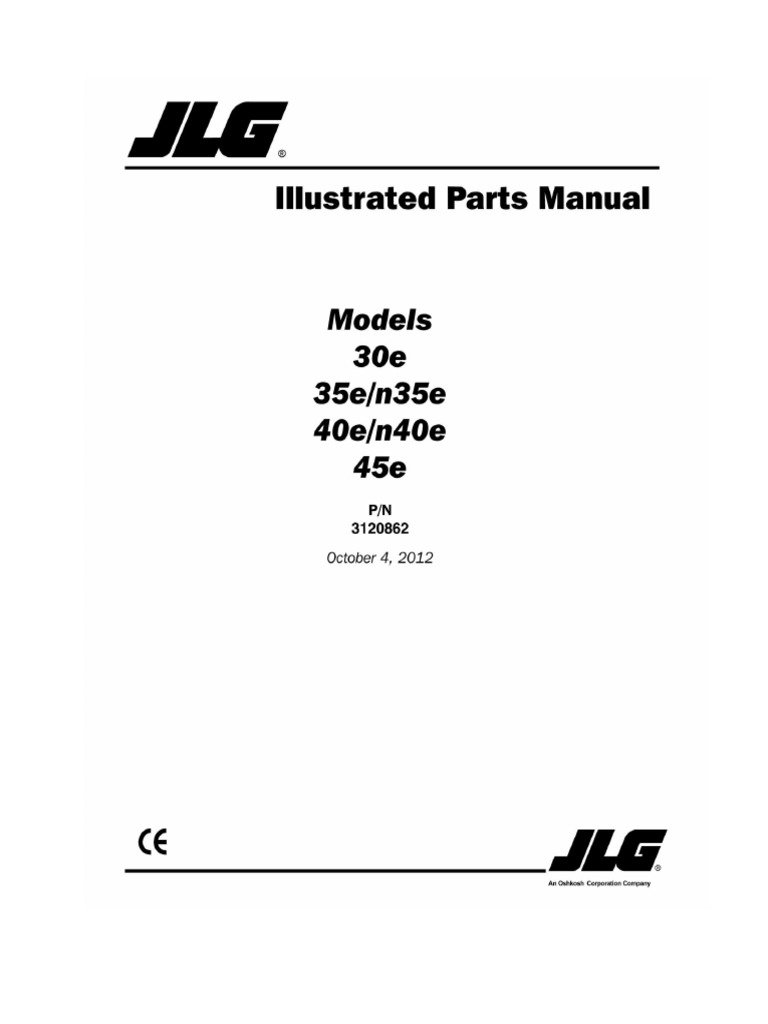 A 30e 35e 40e 45e N35e N40e JLG Parts English | PDF | Axle | Vehicle ...