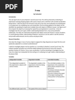 PAG 01.1 - Comparing Methods of Determining G | PDF | Acceleration ...