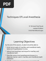 Maxillary Dental Injection Techniques | PDF | Dentistry | Dentistry ...