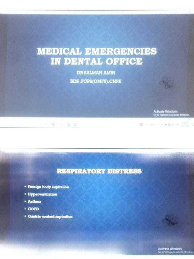 3-Medical Emergencies in Dental Office | PDF