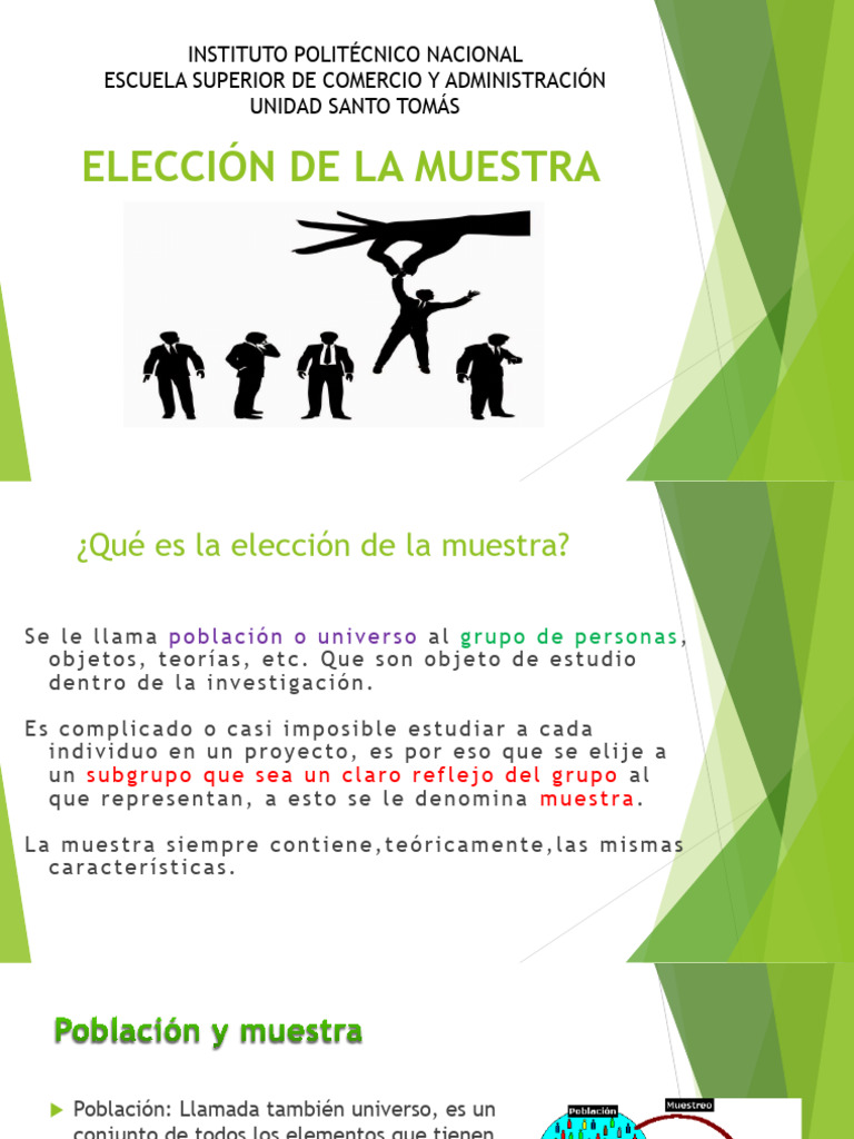 Tipos de Muestra | PDF | Muestreo (Estadísticas) | Probabilidad