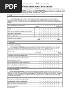 Fist Score Sheet | PDF