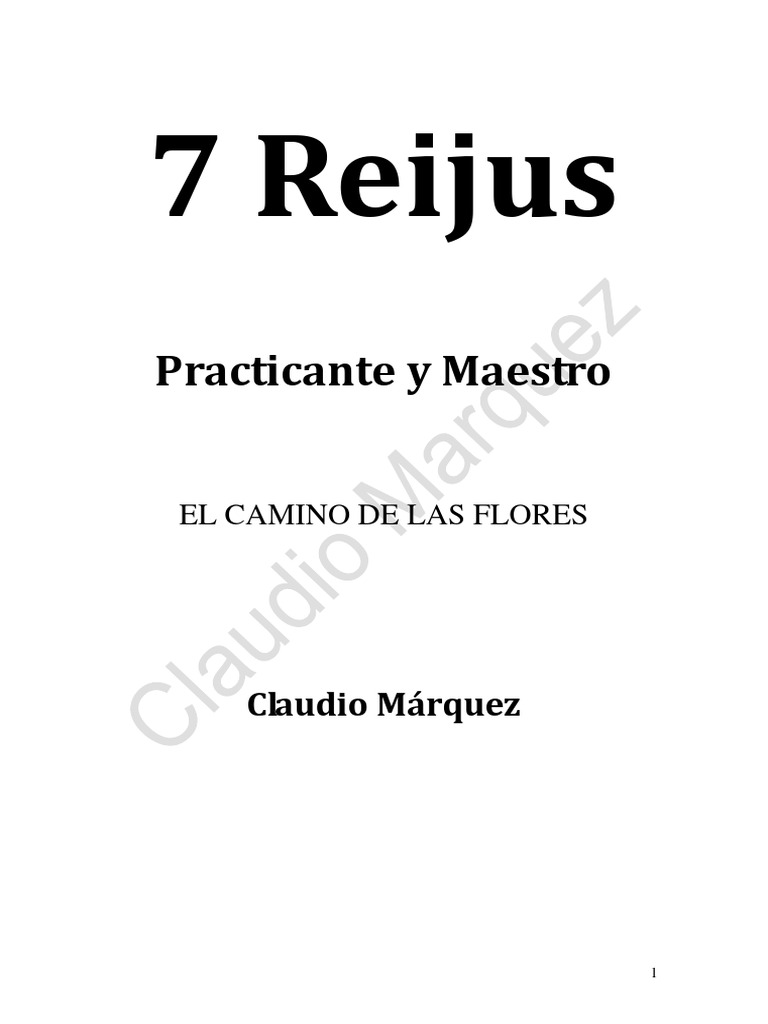 7 Reijus El Camino de Las Flores | PDF | Amor
