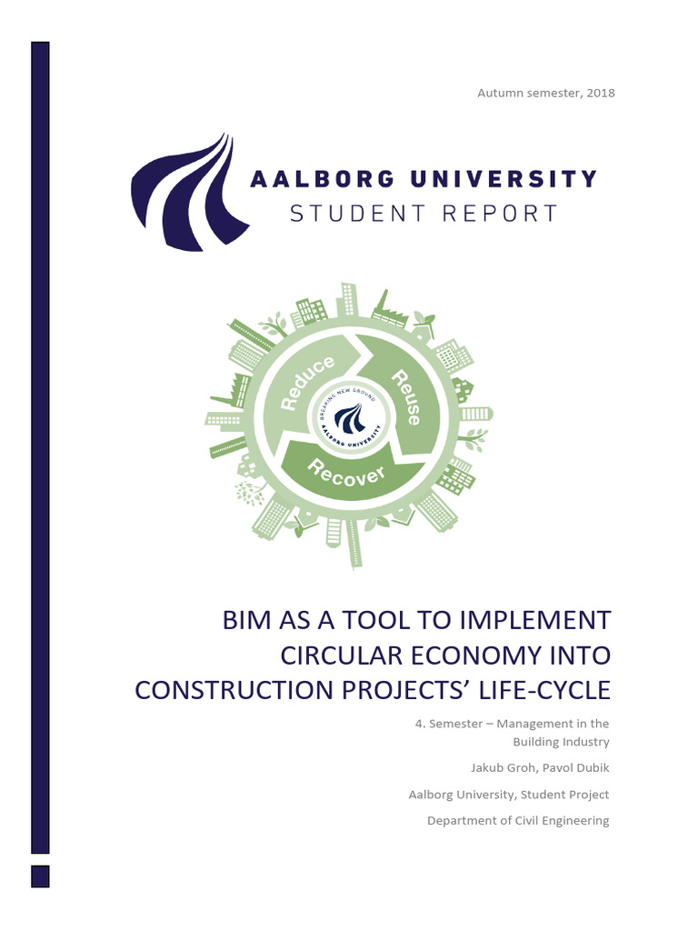 BIM As A Tool To Implement Circular Economy Into Construction Projects Life Cycle | PDF ...