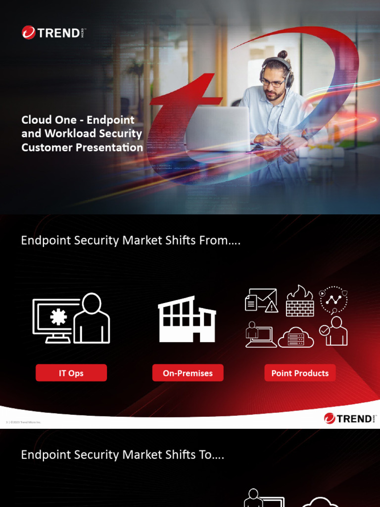 Cloud One - Endpoint Security - Customer Presentation | PDF | Cloud Computing | Security