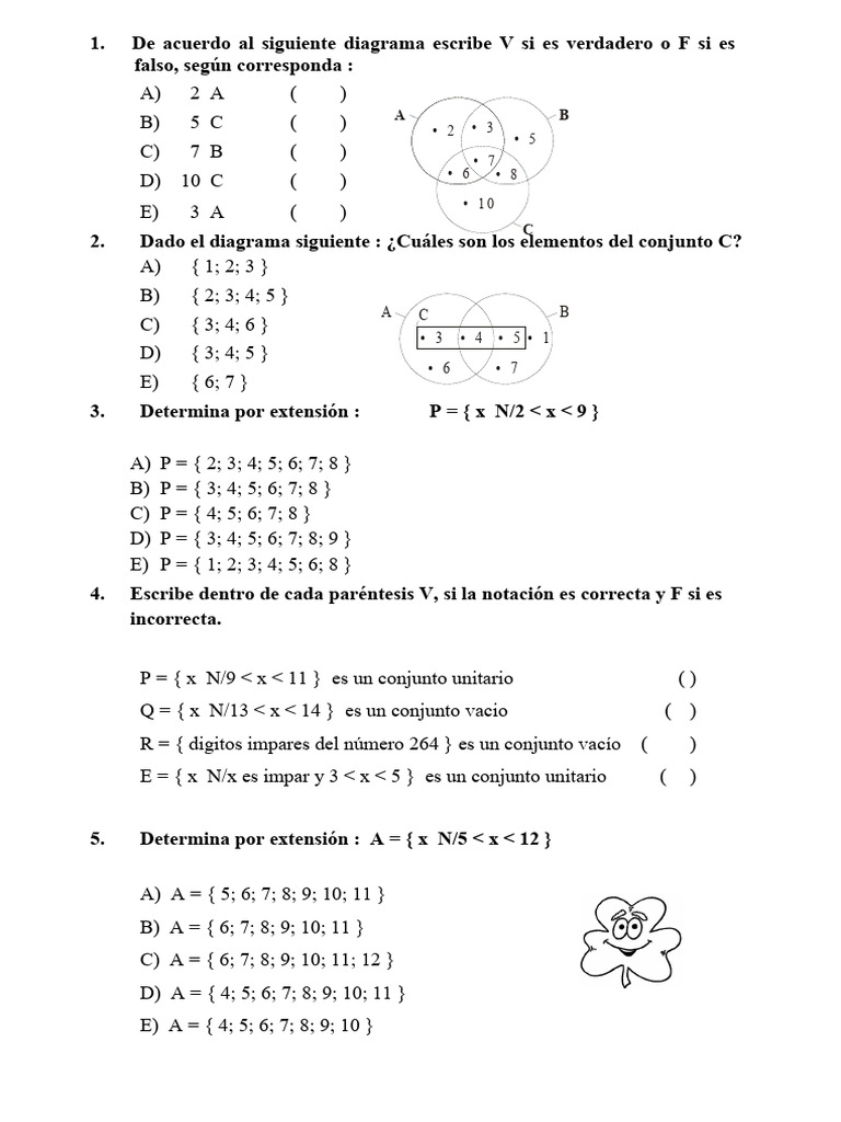 Pertenece Ejercicios | PDF