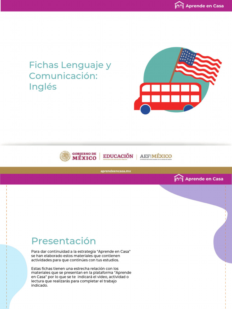 SEMANA 1 3 Preescolar 1y2 Primaria | PDF | Comunicación humana