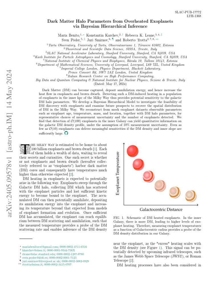 Dark Matter Insights from Exoplanets | PDF | Exoplanet | Milky Way