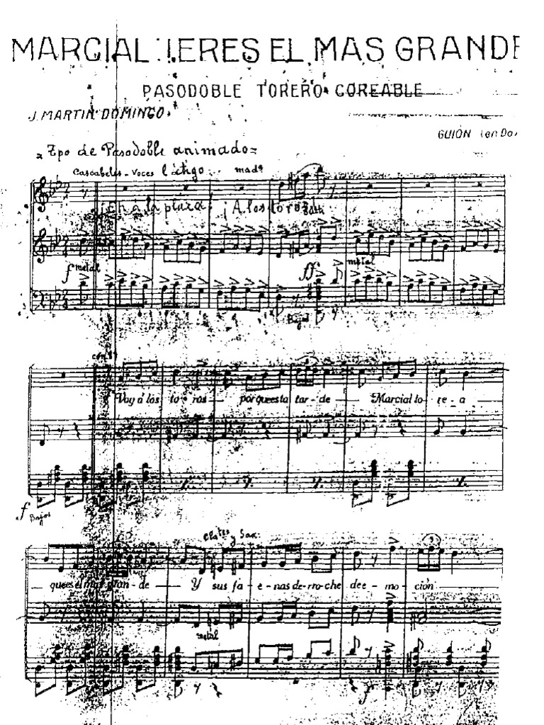 Marcial, Eres El Más Grande - Martín Domingo | PDF