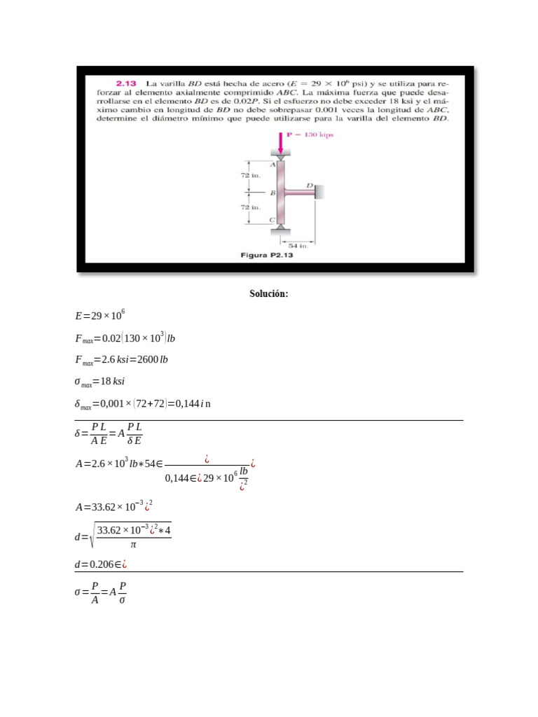 Solución Mecanica Materiales-1 | PDF