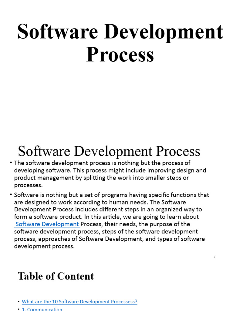 Software Development Process Grade 9 | PDF | Software Development Process | Agile Software ...