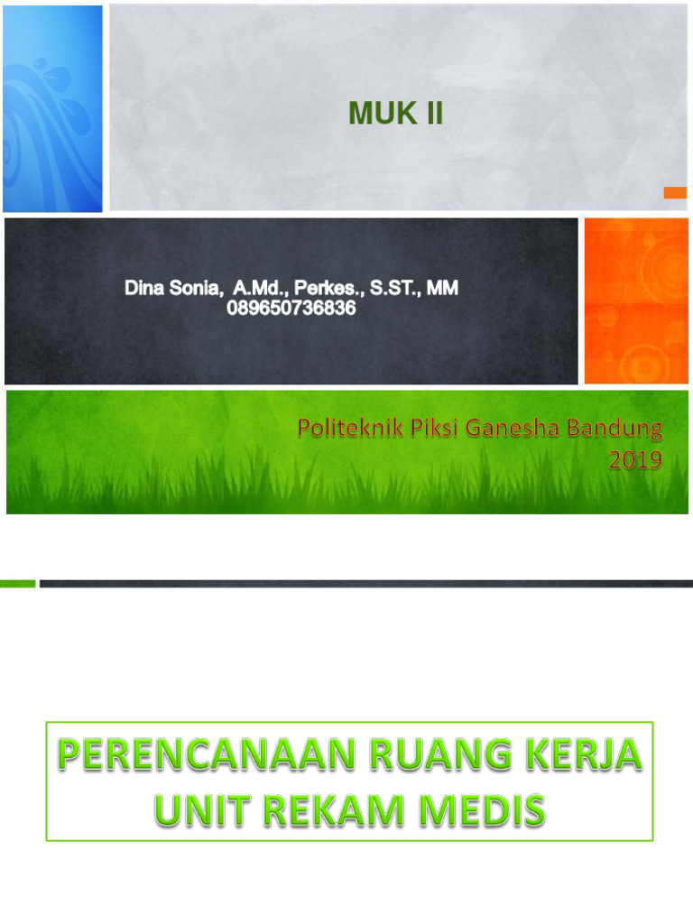 Perencanaan Ruangan URM | PDF