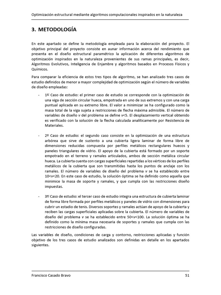 Optimización Estructural Mediante Algoritmos | PDF | Optimización ...