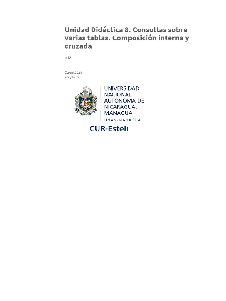 Consultas Multiples MySQL | PDF | Gestión de datos | Software de ... Consultas Multiples MySQL | PDF | Gestión de datos | Software de ...