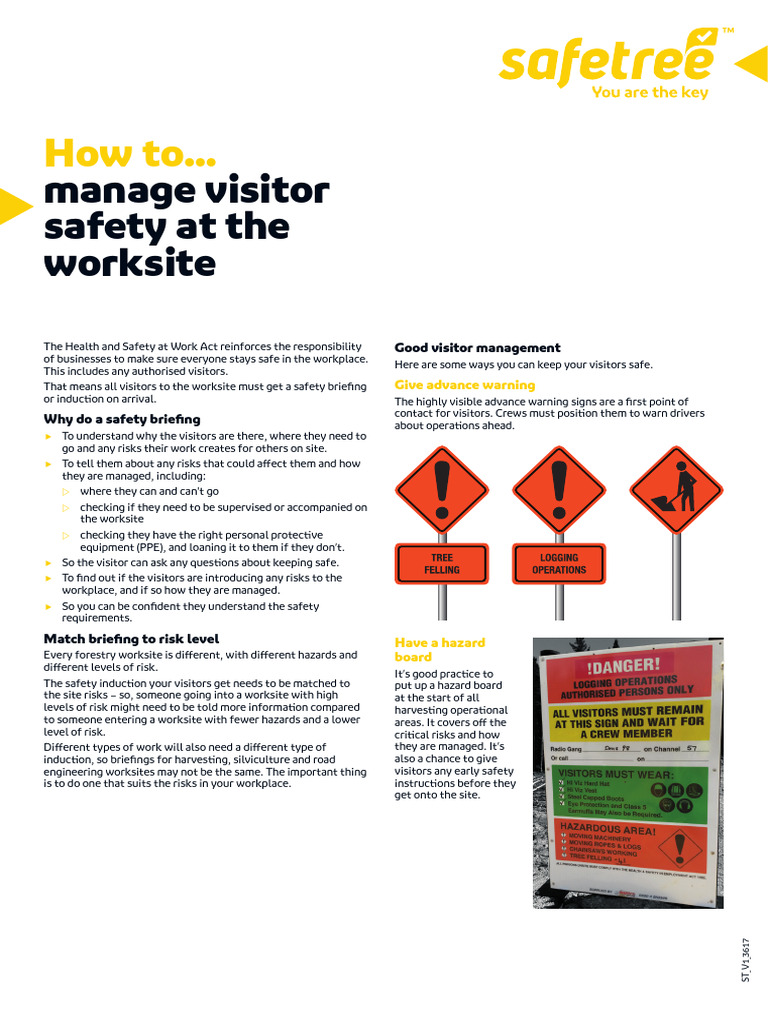 3617 FISC ST Visitor Safety v2 | PDF | Risk | Safety