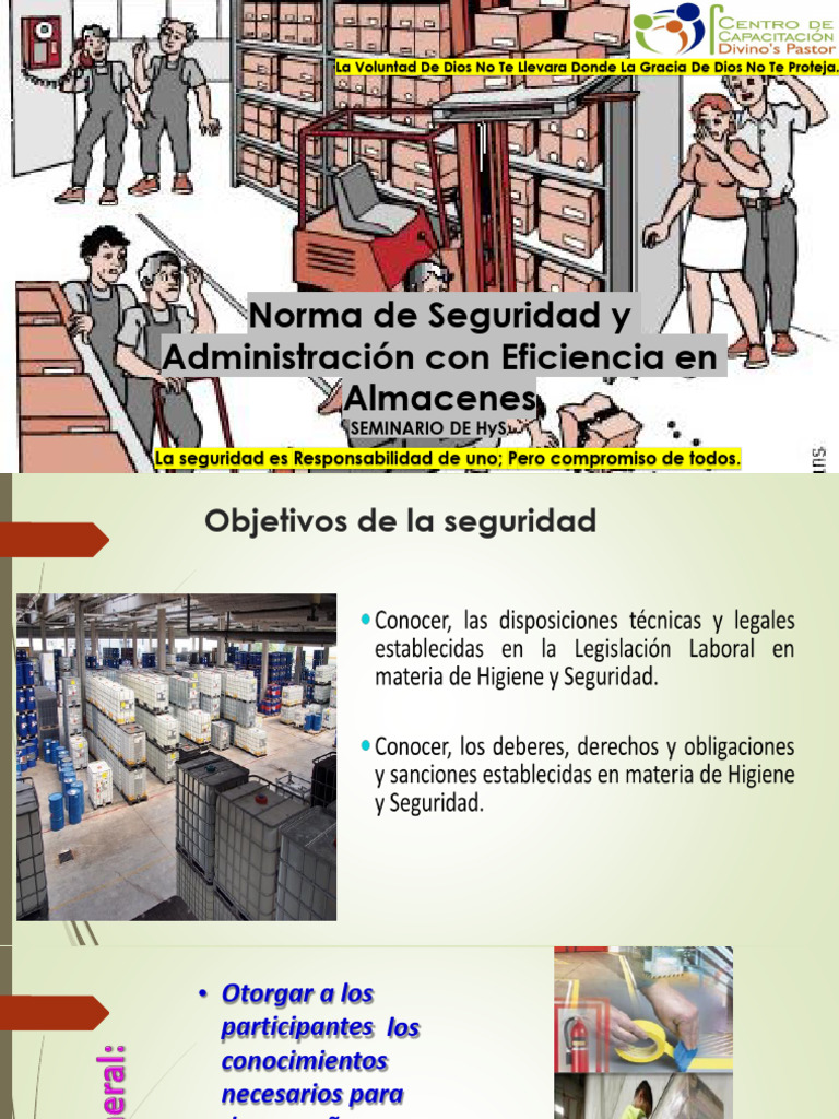 Normas y Seguridad en Almacenes | PDF | Valores | Higiene