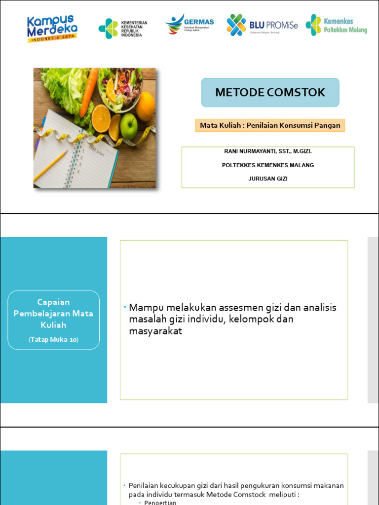 TM 10 - Metode Comstok 2024 | PDF | Kesehatan Holistik