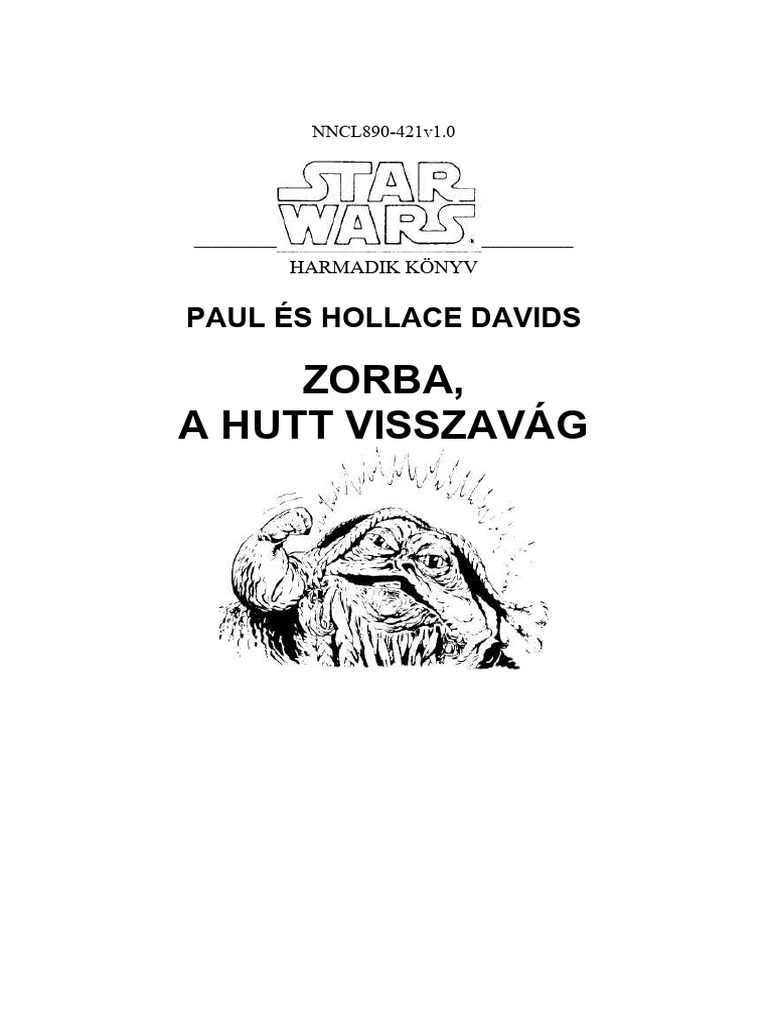 Zorba A Hutt Visszavág Paul Hollace Davis | PDF