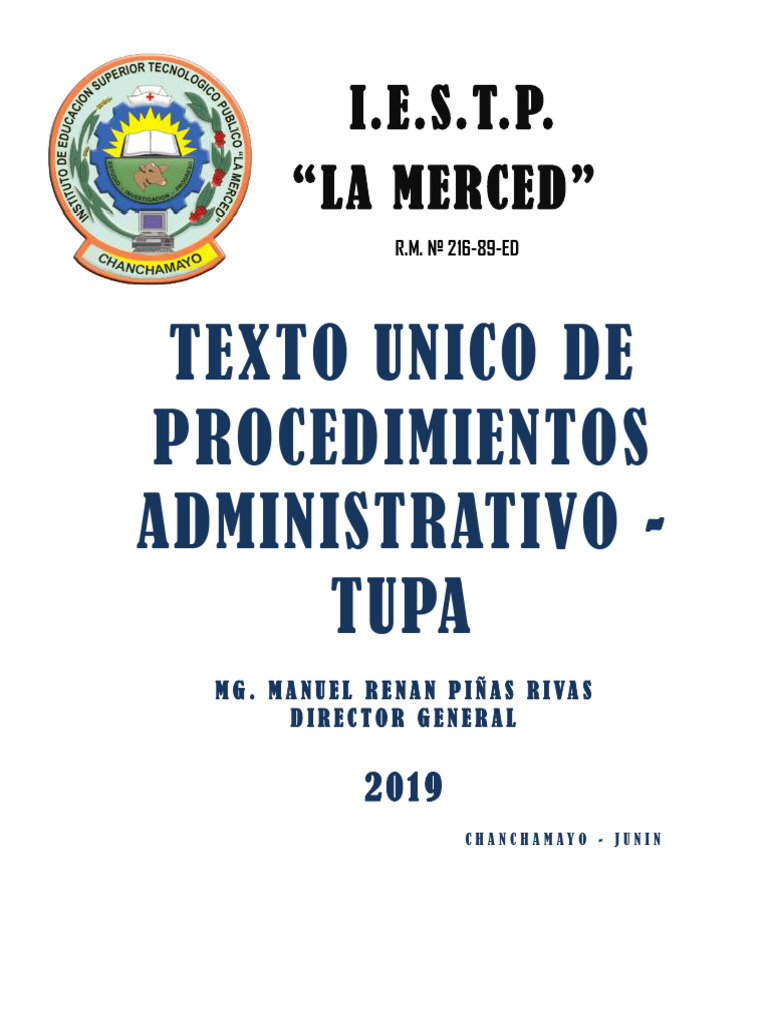 Tupa 2019 | Descargar gratis PDF | Esfera pública | Gobierno