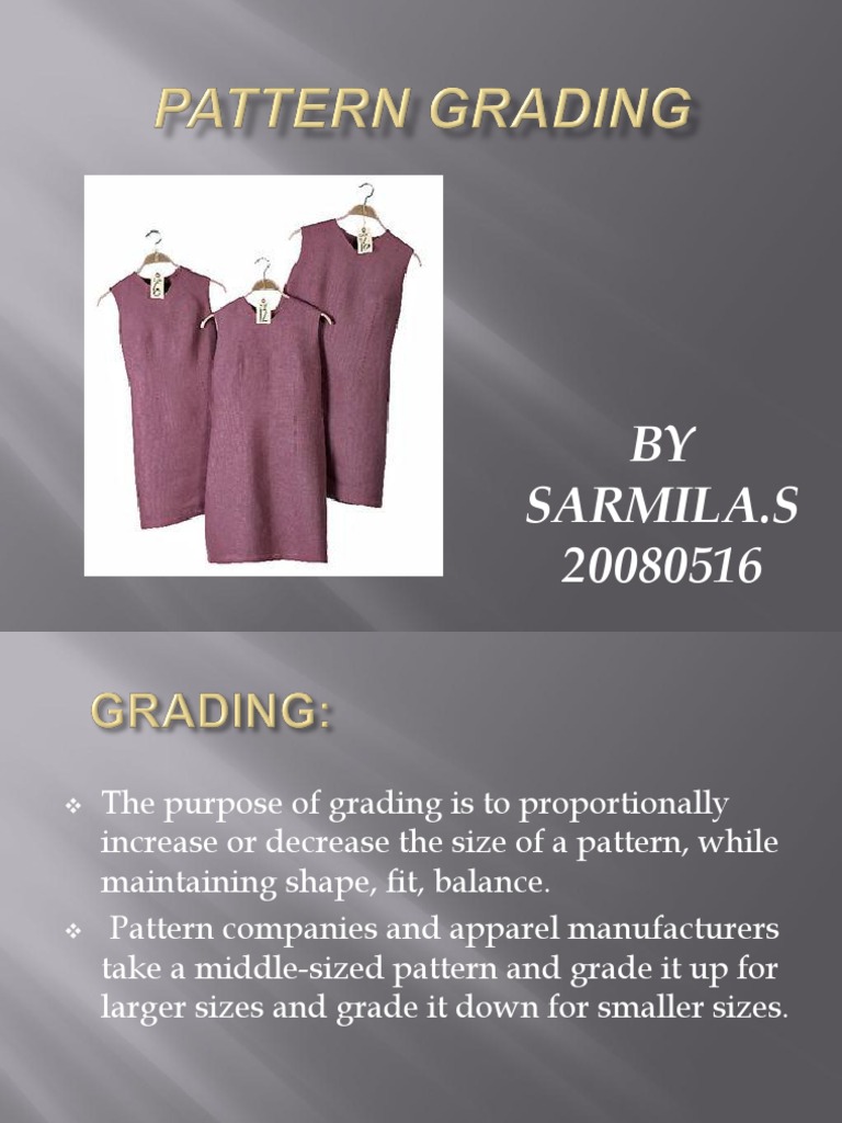 Pattern Grading | PDF