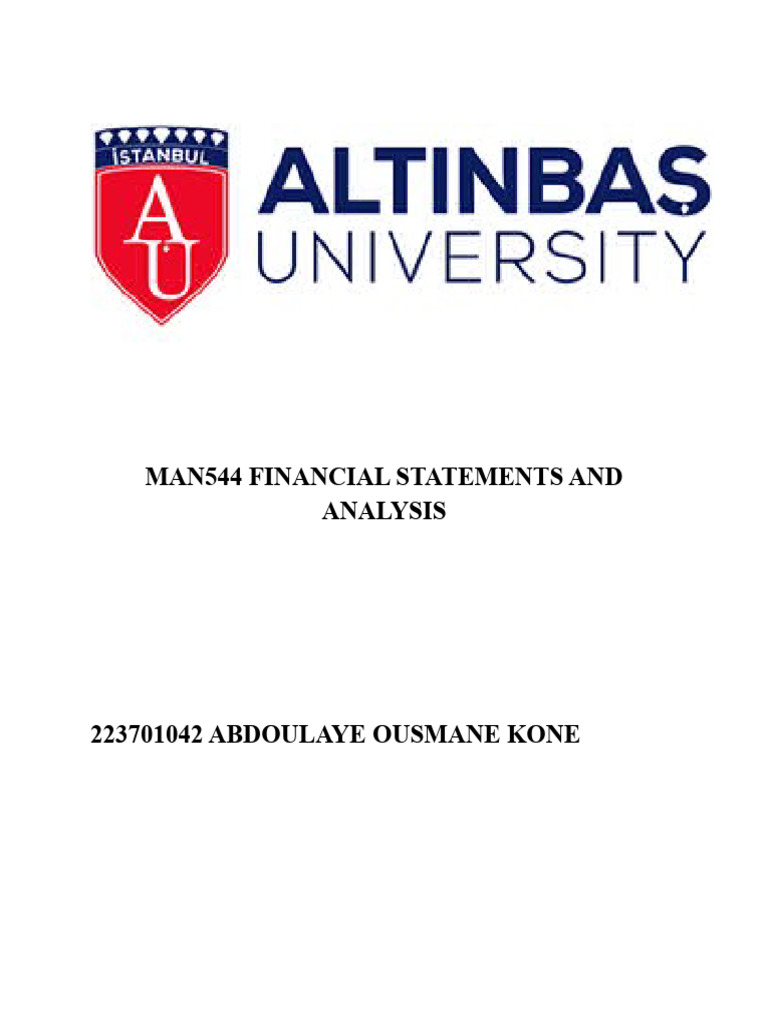 Abdoulaye Ousmane Kone | PDF | Revenue | Equity (Finance)