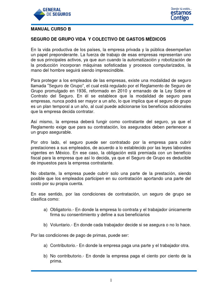 Gs 03 Manual Actualizado Cedula B May17 | PDF | Seguro | Póliza de seguros